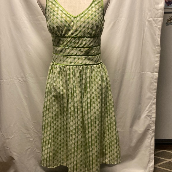 Dresses | Signature By Robbie Bee Size 4p Green And White Retro Style ...